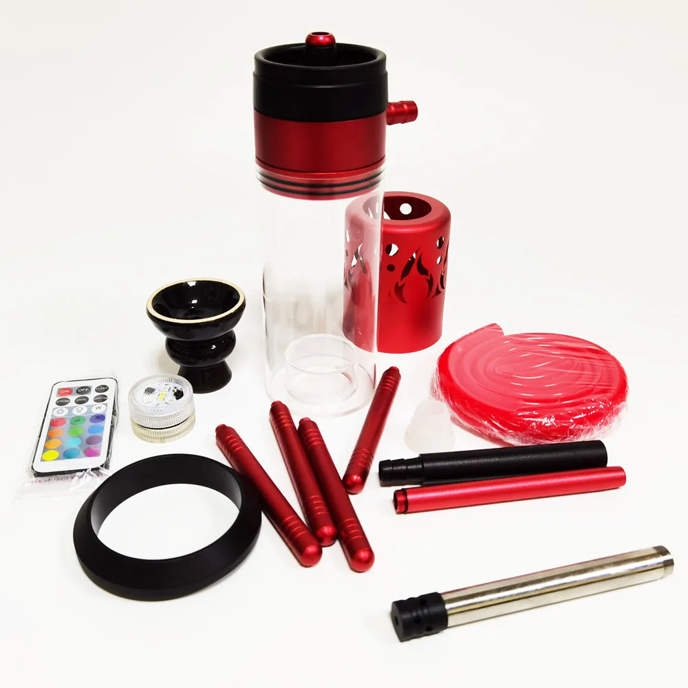 2022 New Rocket Shisha Hookah Led Glow Light Launch Stand Aluminum ...