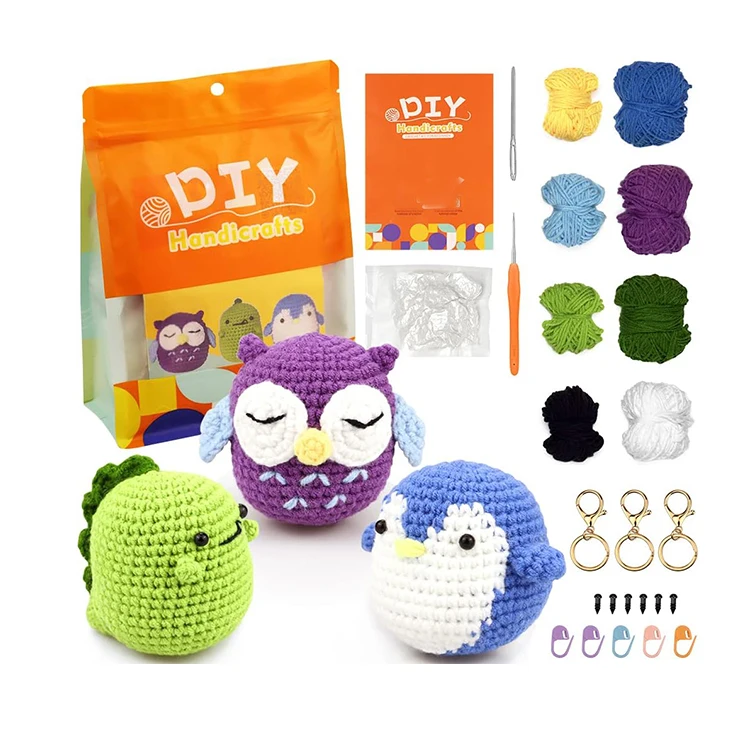 Hot Sales Crochet Kits For Beginners All-in-one Stuffed Animal Knitting ...