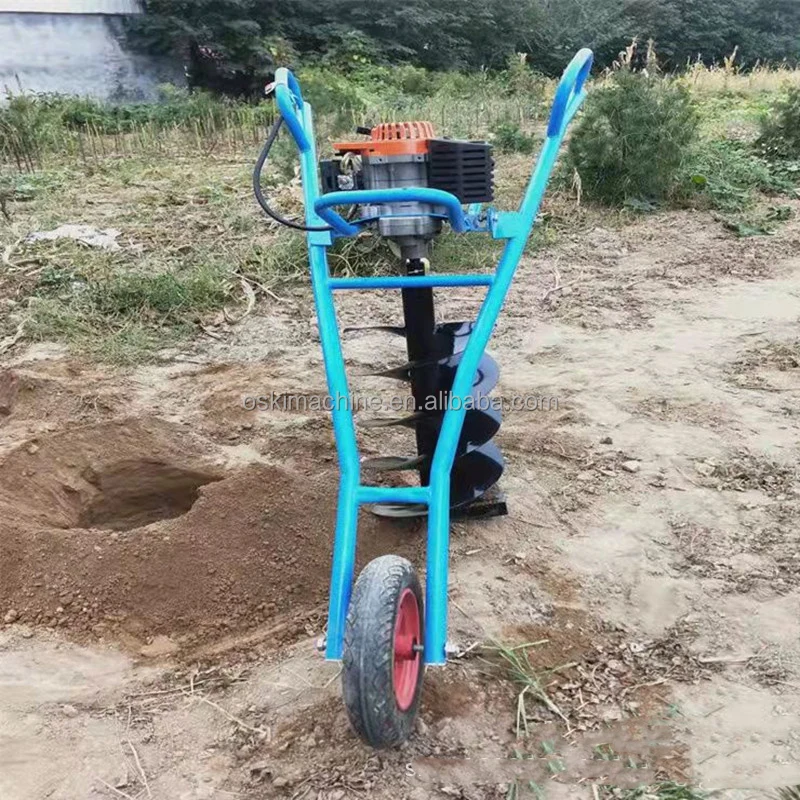 Auger Drill Machine Powerful Water Well Auger Drill Post Hole Diggers ...