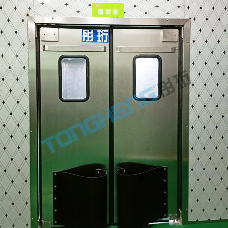 Industrial Cooling Room Workshop SUS304 Double Acting Impact Traffic ...