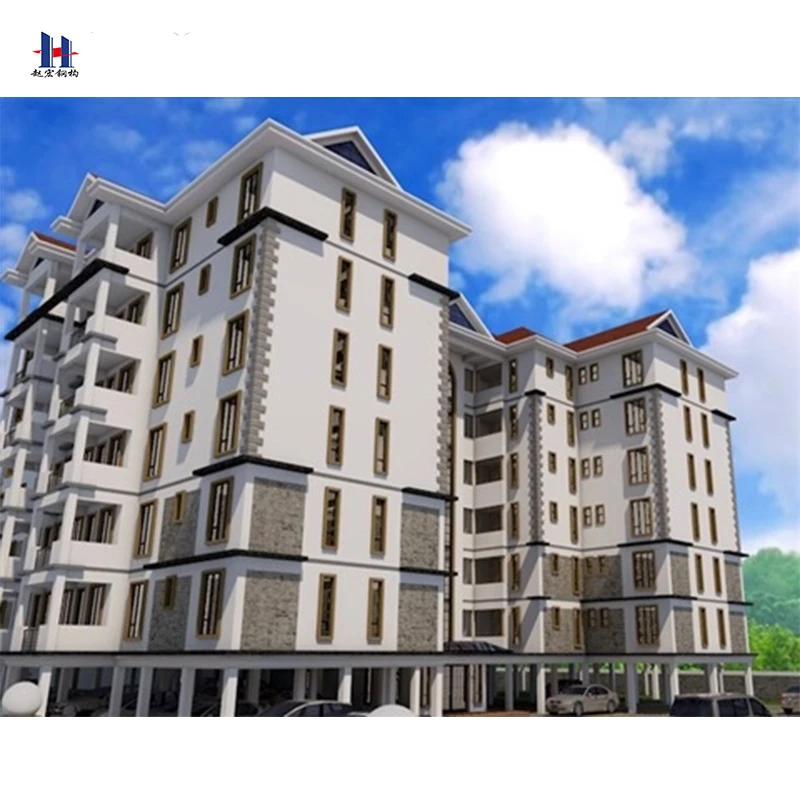 Steel Structure High Rise Safe Customized Residential Building - Buy ...