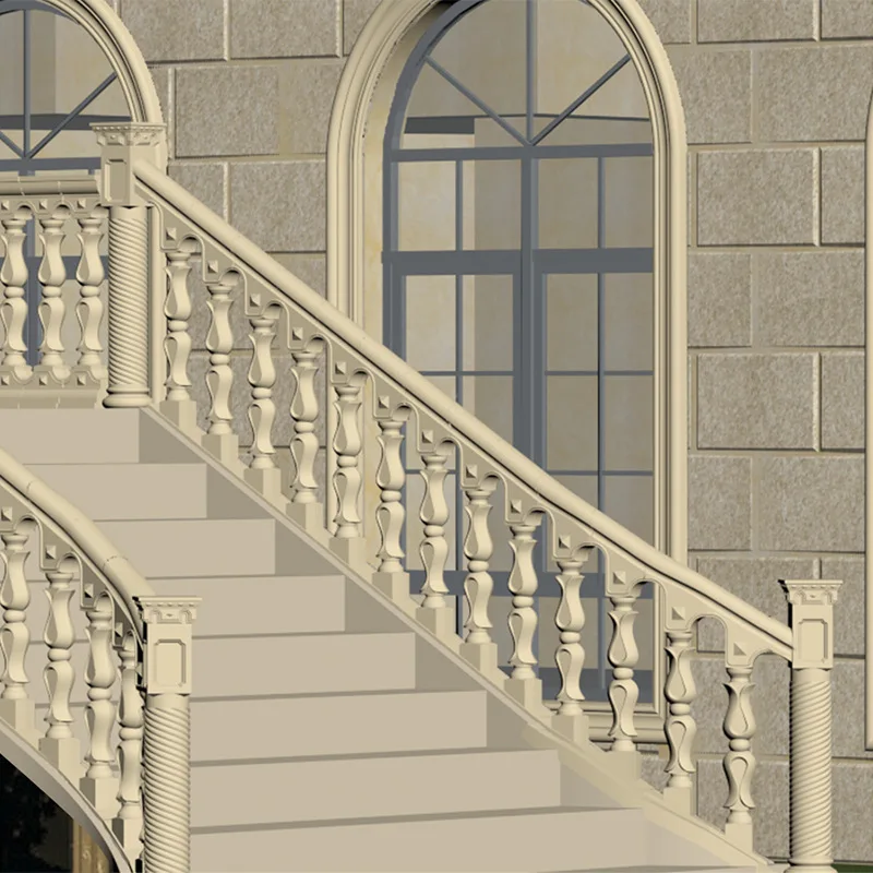 Hot Sale Concrete ABS Plastic Railing Mold Baluster Mould for Villa ...