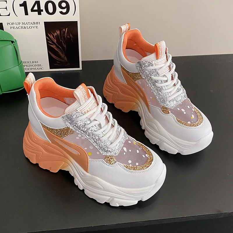 New Arrival Height Increasing Anti-slip Chunky Shoes Daily Wearing ...