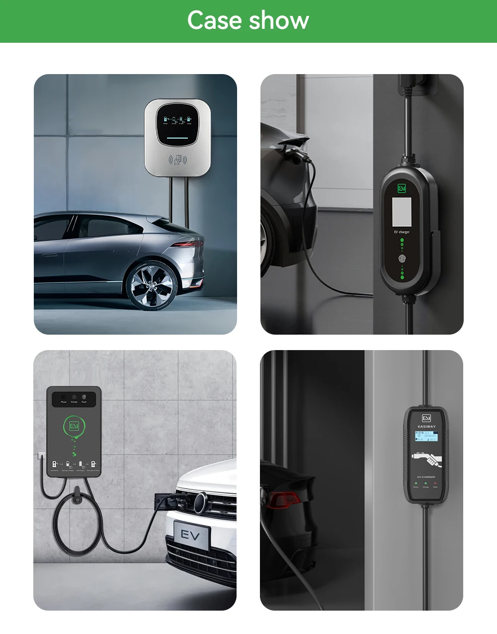 Custom 3 Phase 16a 32a Wallbox Ev Charger Ip54 Electric Car Charging ...