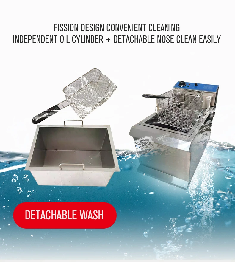 6 L Double Fried Commercial Electric Furnace Blast Furnace Automatic ...