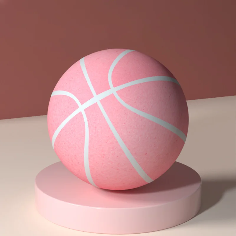 Kids Children Indoor Pu Foam Mini Printed Basketball Mute Bouncing ...