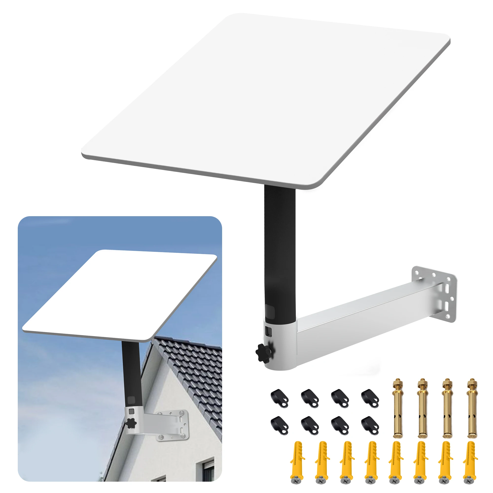 Starlink Long Wall Mount - V2 Compatible Satellite Mount