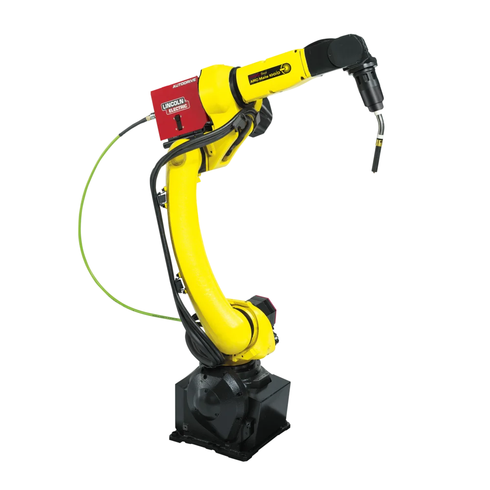 Automatic Robot Arm Welding Work Station Fanuc Arc Mate 100id Arc ...