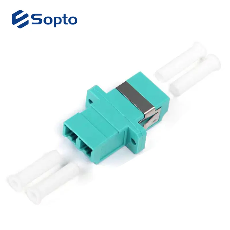 FTTH Duplex LC Female to LC Female Fiber Adapter Plastic Material ...