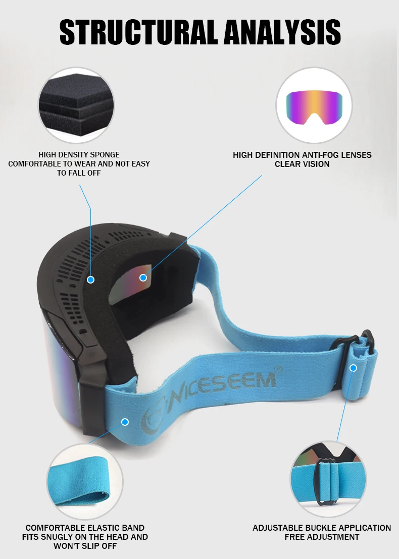 Hot Sale Amazon Google Board Eyewear UV400 Two-layer Lens Goggle ...