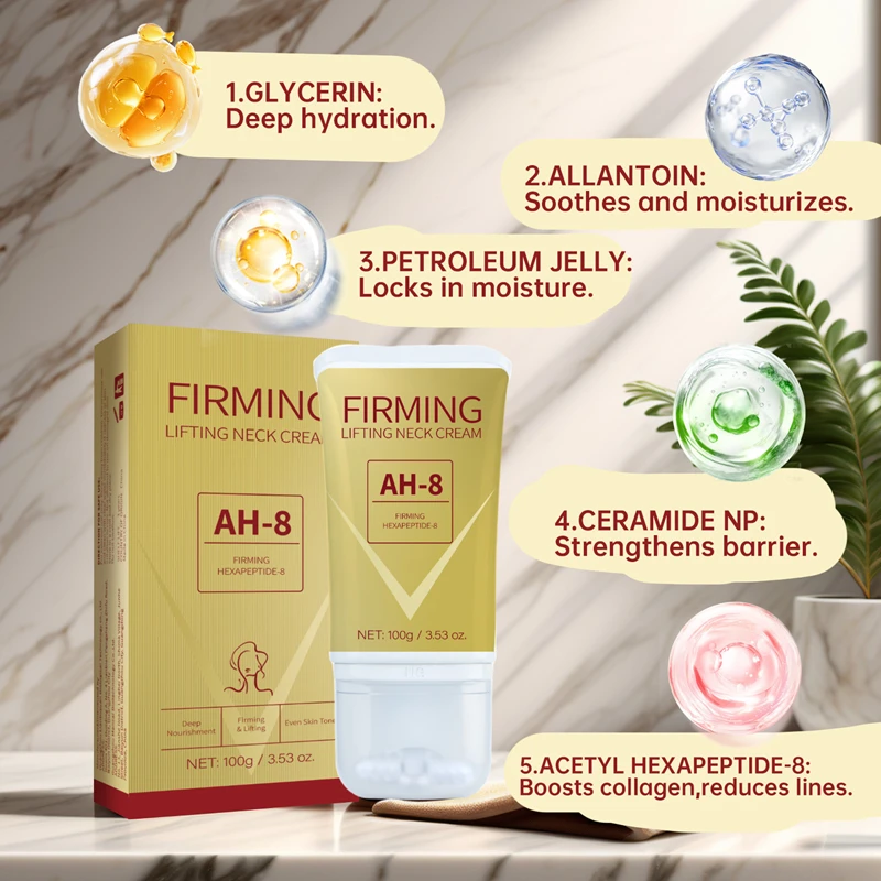 Factory AH-8 Firming Neck Cream for Crepey Skin ,AH-8 Firming Neck ...