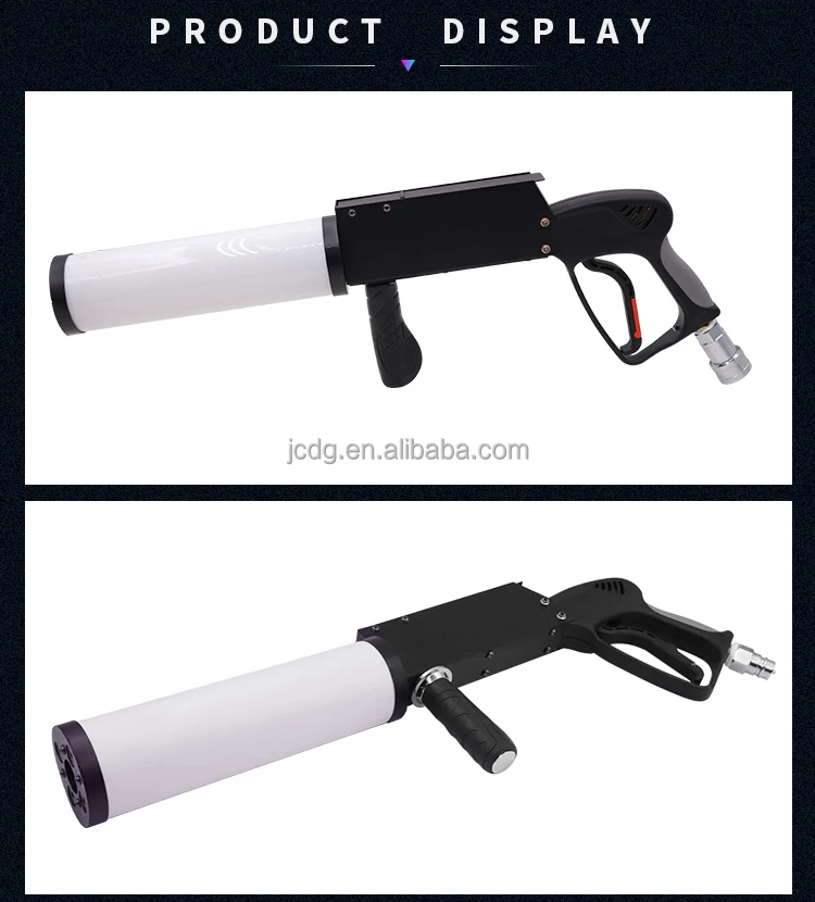 Handheld Led Co2 Gun Rgb Jet Machine Special Effects Dj Stage Fog Gas ...