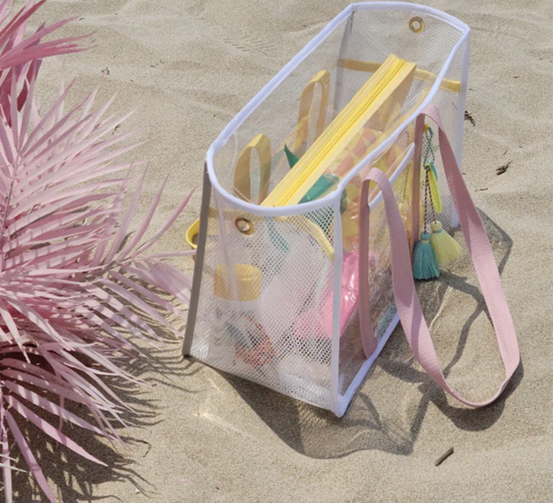 RTS 2022 Summer Hot Selling Instagram Clear PVC Beach Bag