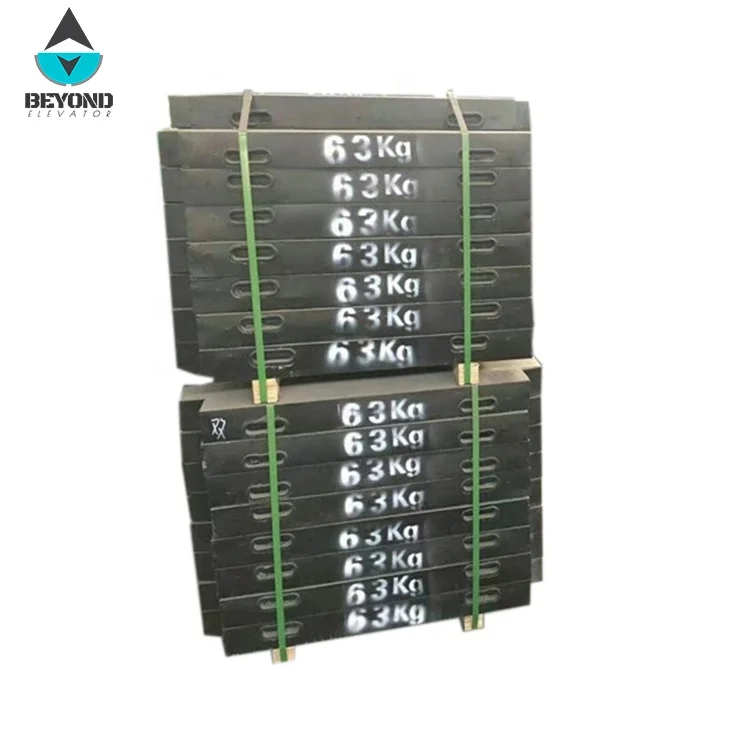 Elevator hoistway parts counter weight filler iron/stainless steel ...