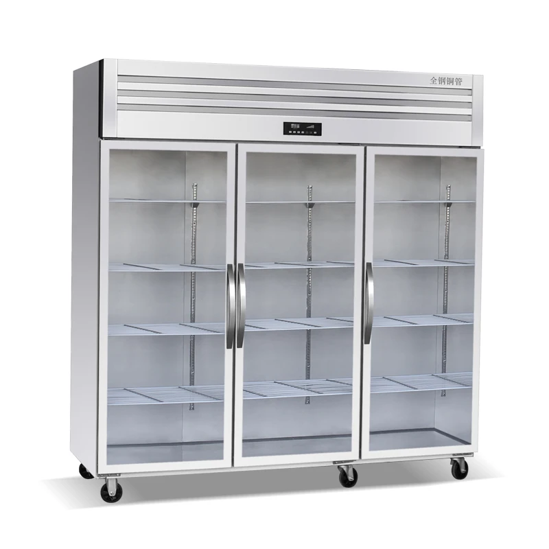 Supermarket Glass Display Freezer - Efficient & Versatile