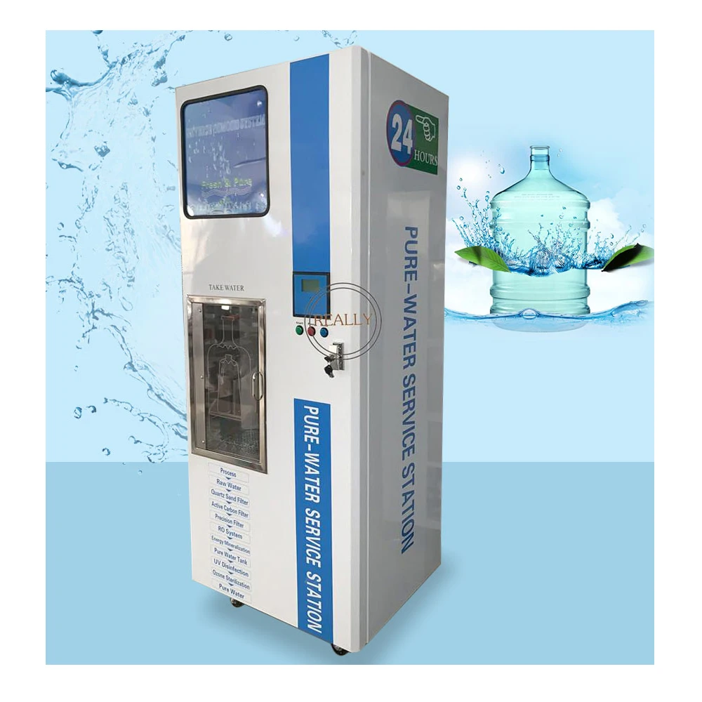 OEM Purified Water Vending Machines Vending Station Self-service Water ...