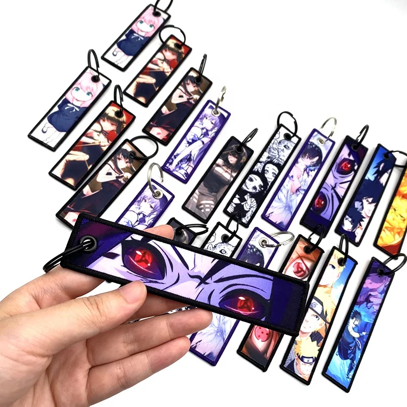 Yyx Stock Design Jet Tag Key Tag Keyring Anime Fabric Keychain - Buy ...