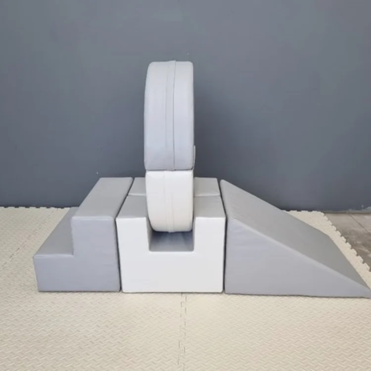 Classic White Pink Grey Colored Soft Play Rental Party Event White Soft ...