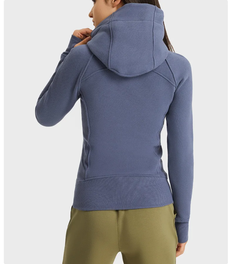 Custom Logo Hoodies Women's Plain Embroidered Loose Jumper Cotton ...