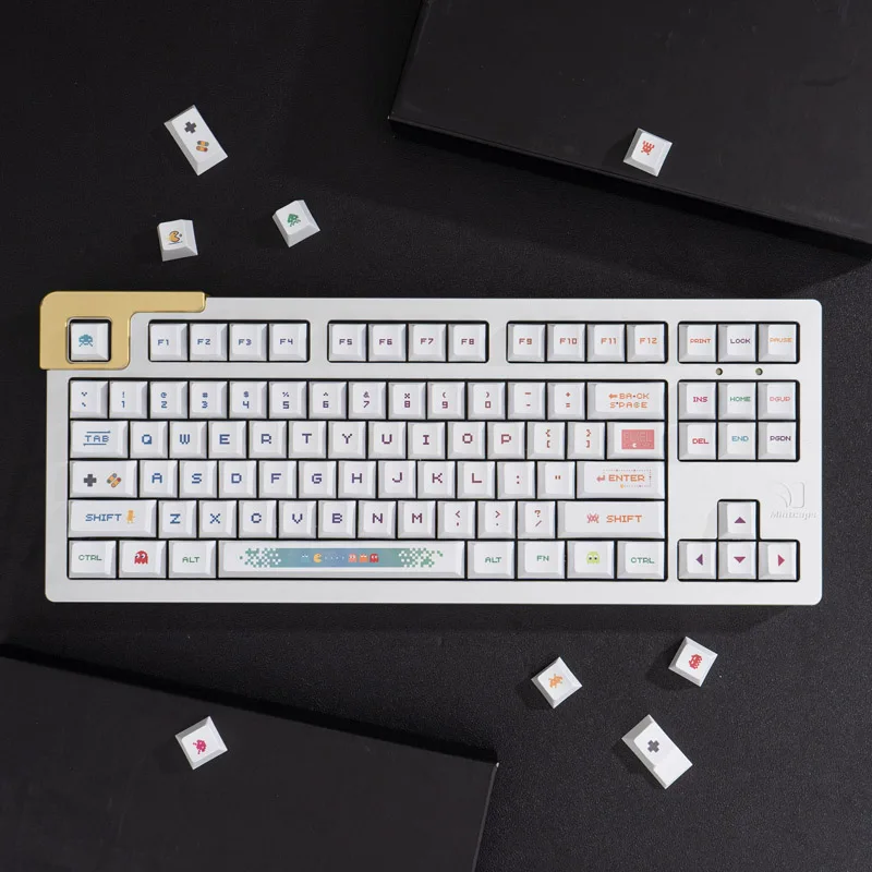 134 Keys Pac-man Cartoon Keycaps Custom Cherry Profile Key Caps Sets ...