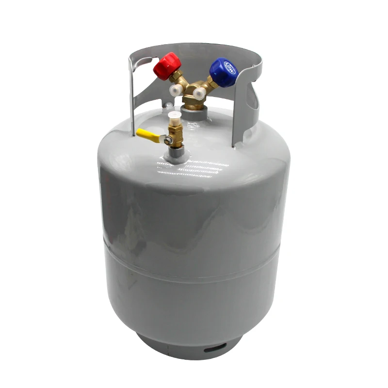 Refrigerant Recovery Tank for R22, R410A, R32 & R134A - 30lbs Capacity ...