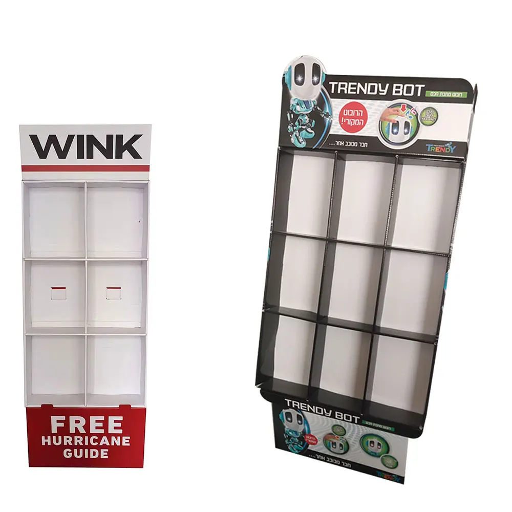 Multifunctional Standing Booth Display Stand Cardboard Retail Store ...