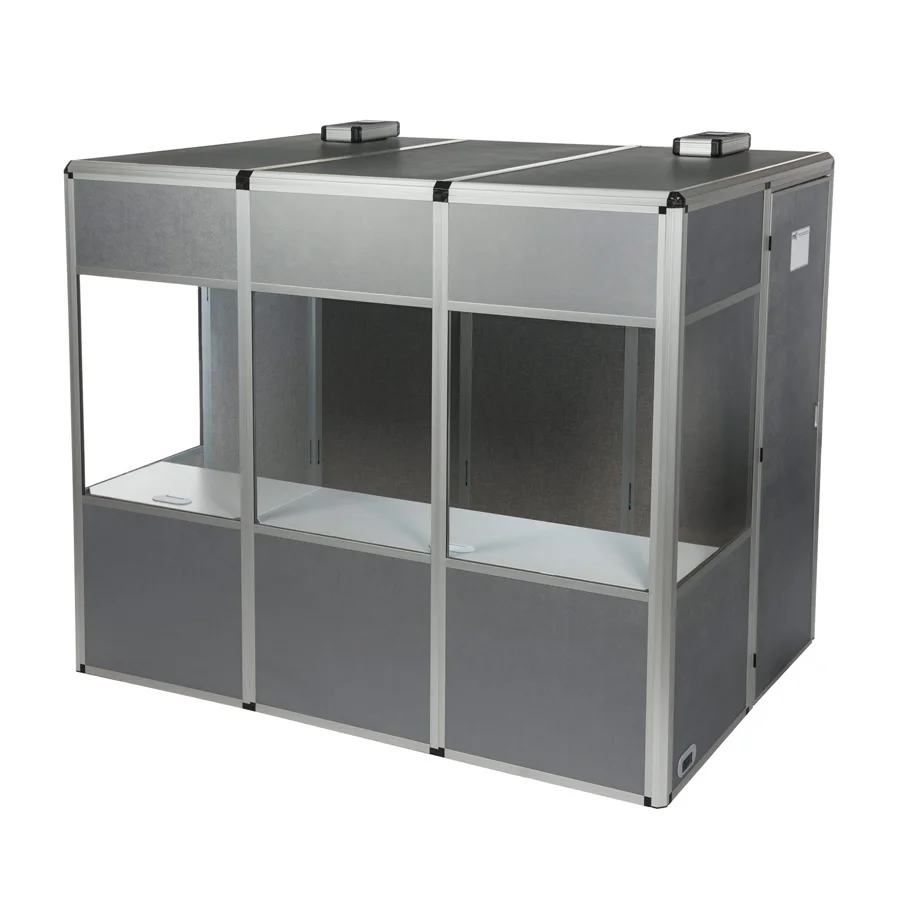 YP45 Translation Booth - Dual Interpreters Video Functionality