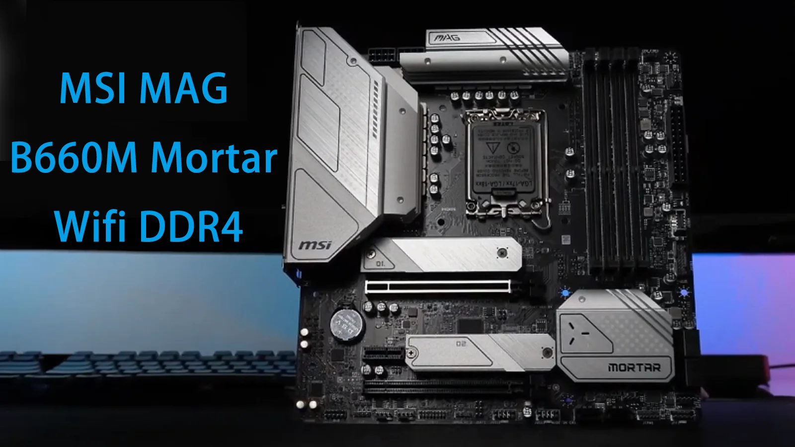 Msi B660m Mortar Wifi Ddr4 Desktop Gaming Motherboard (matx,12th Gen ...