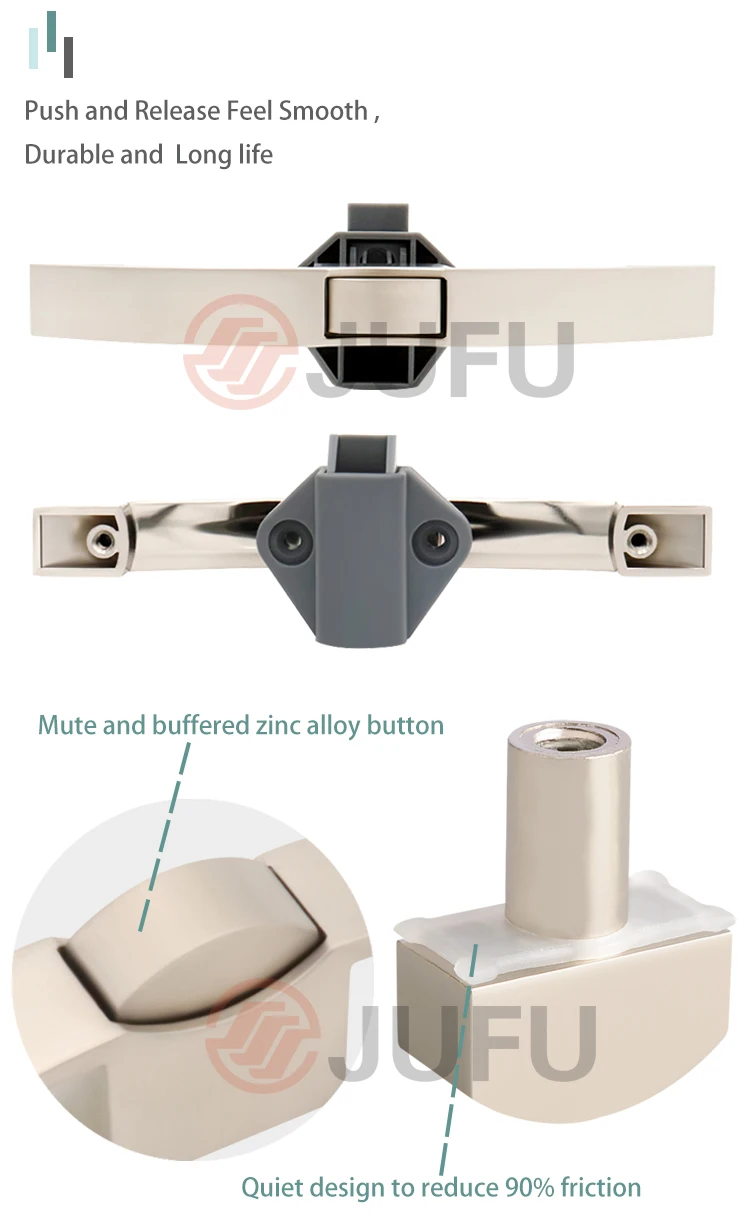 Arc Button Pull Handle Door Lock Cabinet Lock Drawer Handel Em108 ...