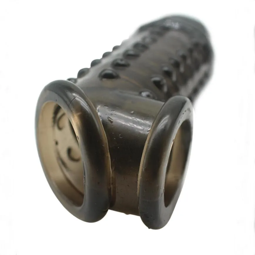 Realistic Penis Sleeve Condom For Men Dick Extender Cock Enlargement ...