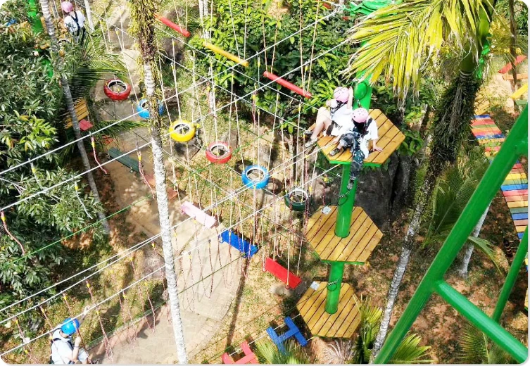 Sound Return High Rope Courses Adventure Playground Jungle Adventure ...