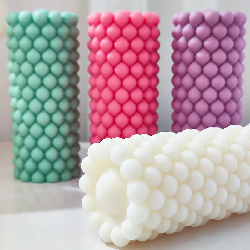 C399 Water Droplet Bubble Column Candle Silicone Mold 3d Bubble ...