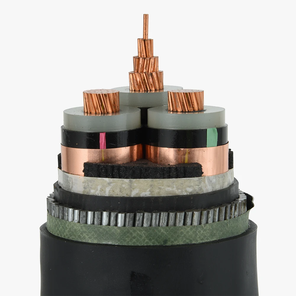 CU/SWA/PVC 3mm2 3 Cores XLPE Insulated Electrical Power Cable Medium Voltage Control Cables with ...