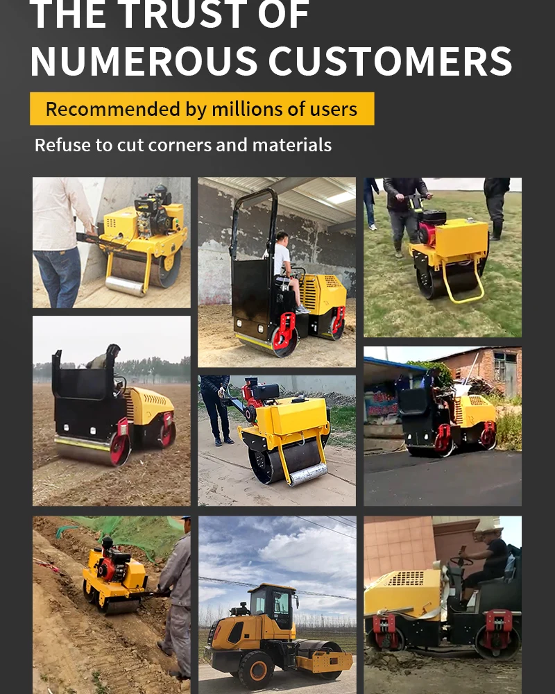 Small Planting Turf Compactor Ditch Backfill Compactor Single Steel ...