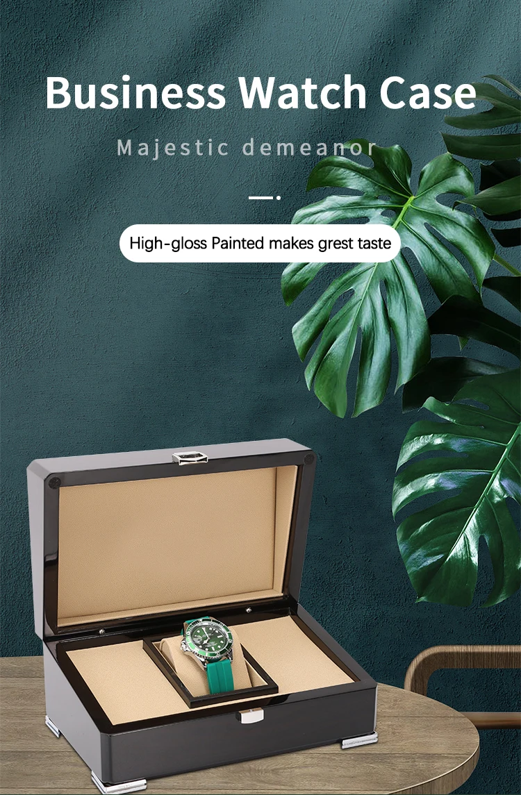 Custom Logo High Gloss Lacquer Watch Packaging Luxury Brand Original ...