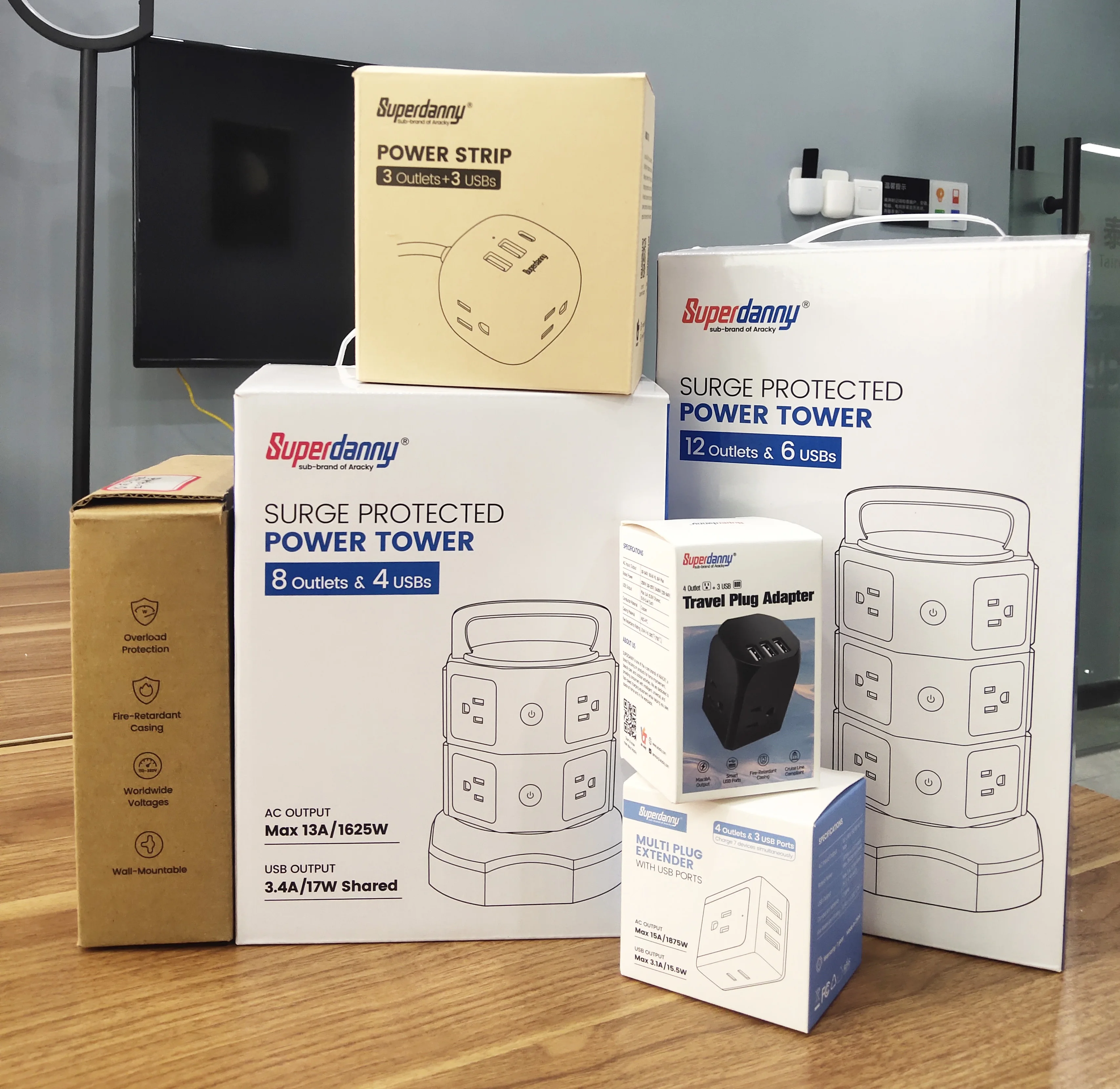 Superdanny Universal All-in-one Travel Charger International Travel ...