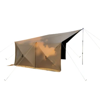 Outdoor Foldable Quick-set Canvas Screen Hub Pop-up Camping Hiking ...