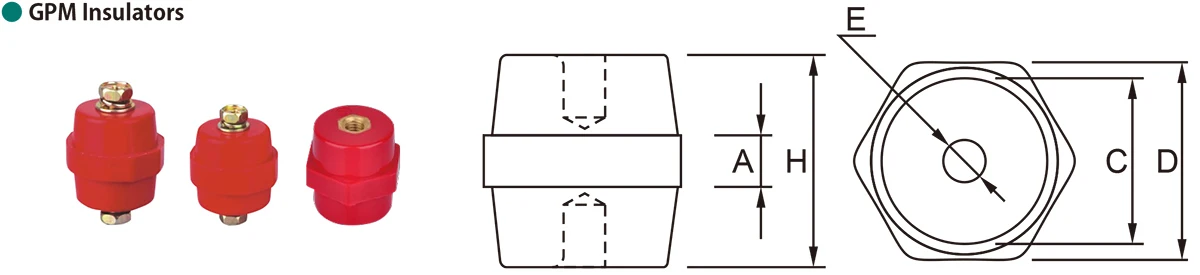 SMC Bus Bar Insulator Copper Low Voltage - Greenpower GP