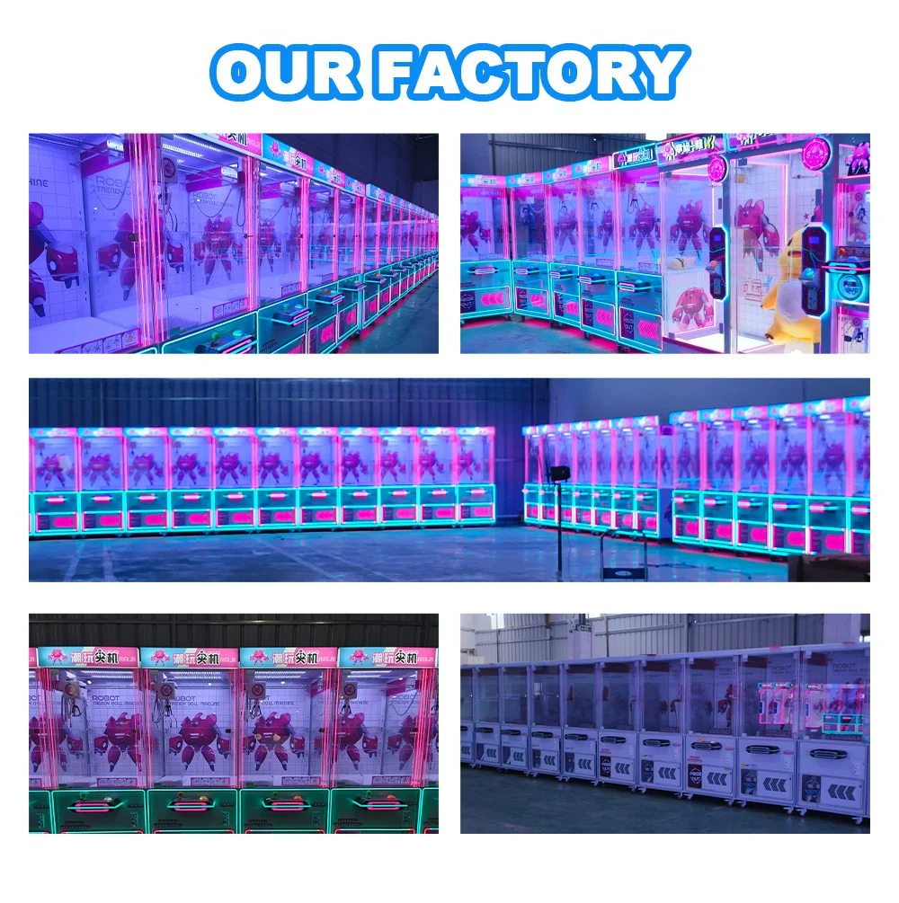2 Player Full Metal Toy Crane Claw Machine/Double Players Claw Crane ...