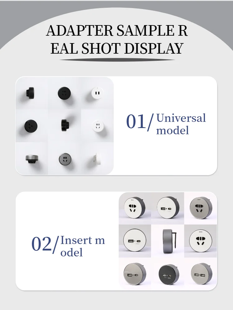 Sliding Hidden InTabletop Power Desk Track Electric Socket with ...