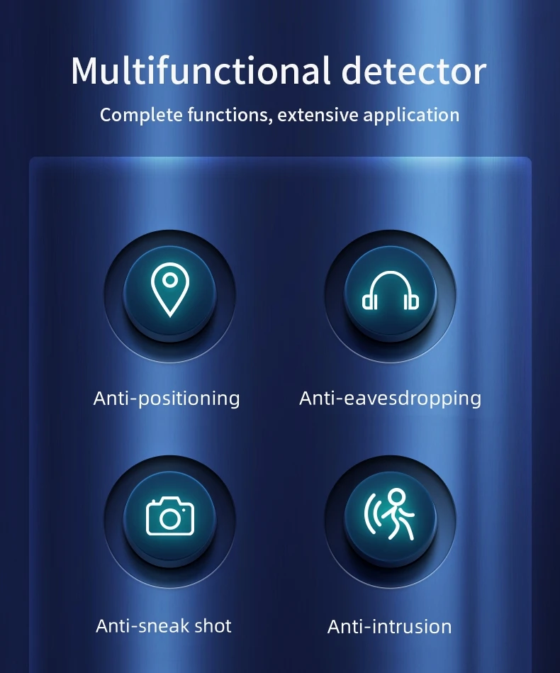 Personal Alarms RF Signal Magnetic Detector with Laser Spy Hidden ...