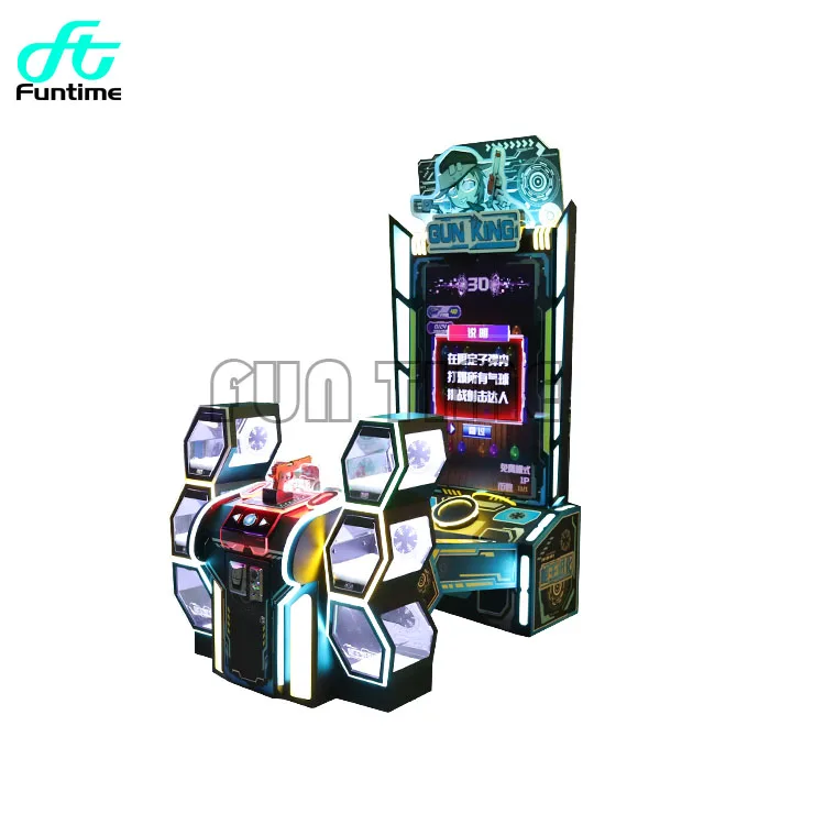 42 Inch Laser Shooting Gun Simulator Game 2 Player Lcd Screen Coin ...
