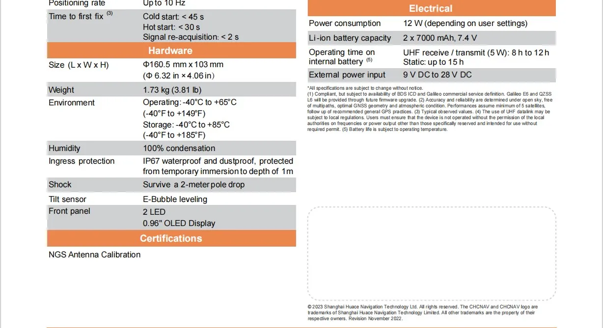High Performance Base Gnss Receiver Easier Operation Gps Rtk Chc Ibase ...