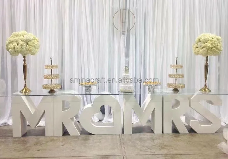 Customized Letters Table Backdrop Decorations Alphabet Baby Table for ...