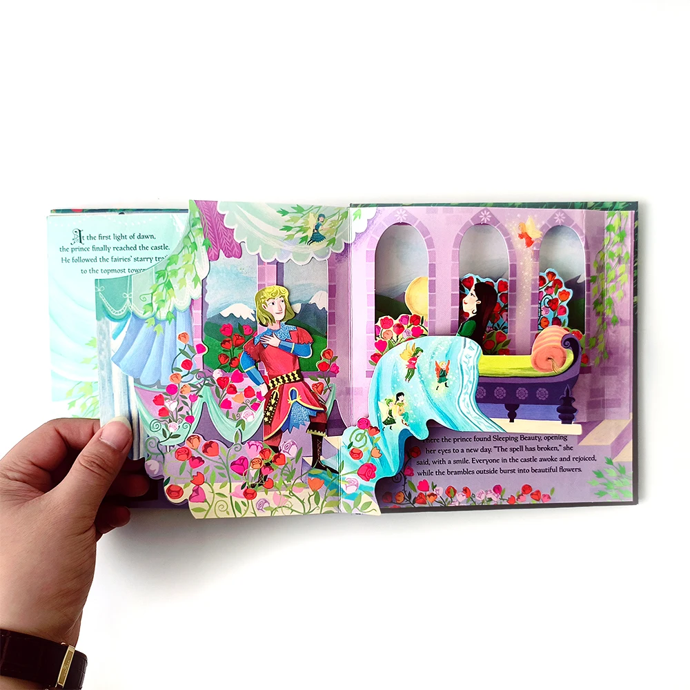 Alibaba.com: Custom Sleeping Beauty 3D Pop Up Bedtime Story Books ...