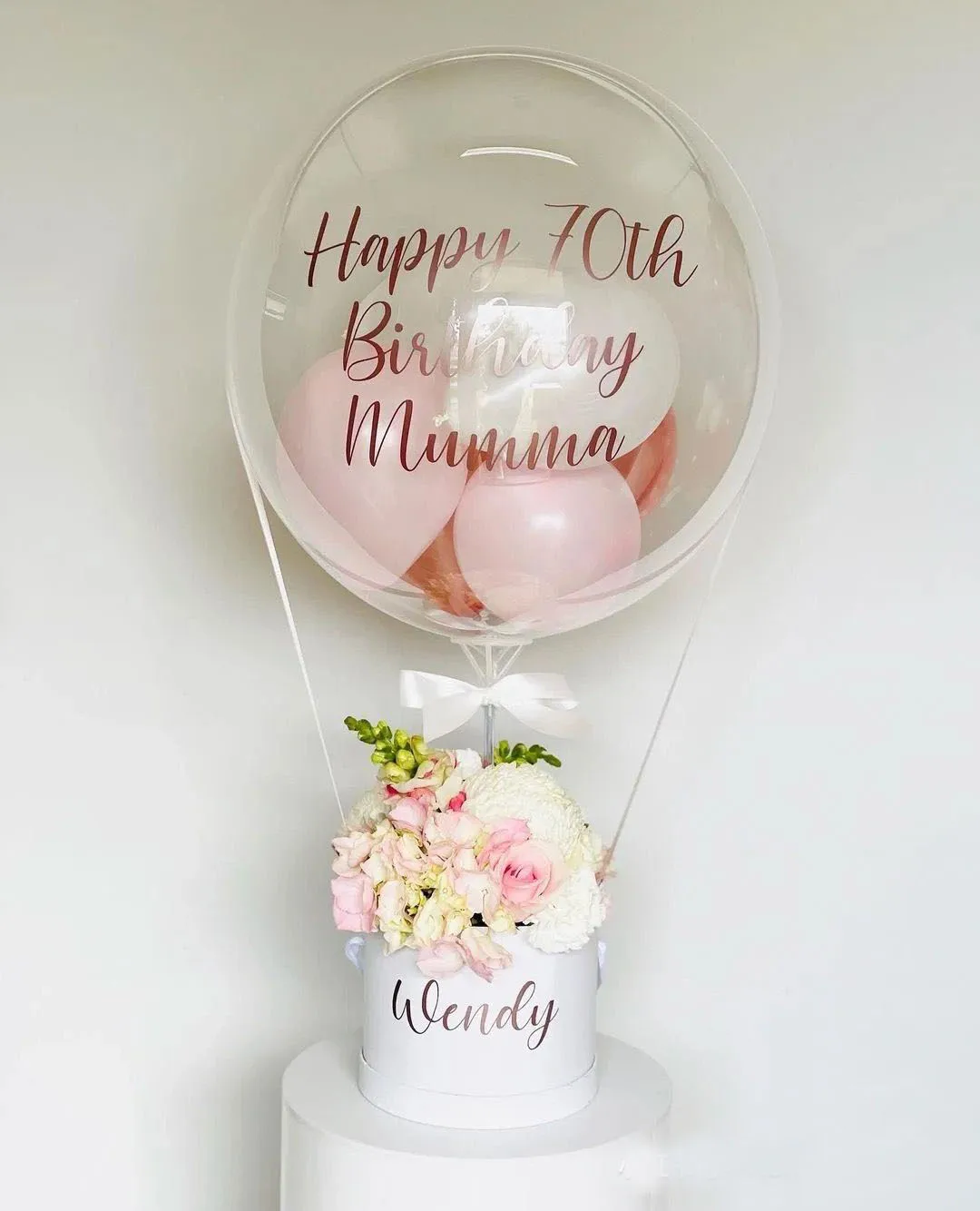 Bobo Balloon Flower Boxes - Hand Carrying Gift Basket for Party ...