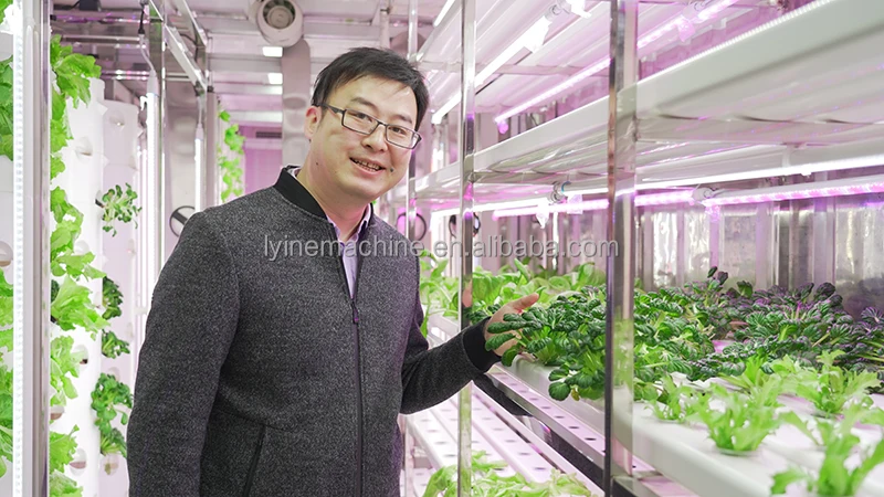 40FT Smart Shipping Container Farm - Double Side Hydroponics