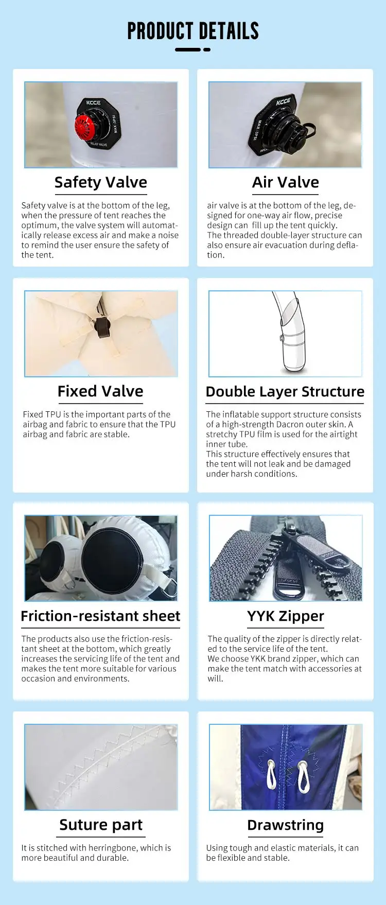 Arch-type Pvc And Oxford Inflatable Column Advertising Inflatables Tube ...