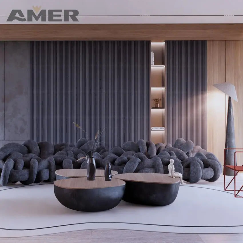 Amer Wpc Interior Wood India Wooden Acoustic Reclaimed Half Wall Decor ...