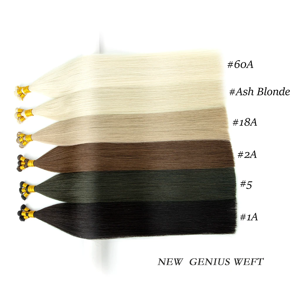 Leshine New Design Russian Hair Invisible Weft Can Be Cut Remy Hand ...